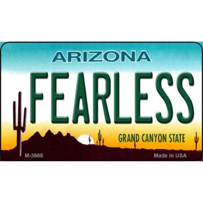 Fearless Arizona State License Plate Tag Magnet M-3668 | eBay