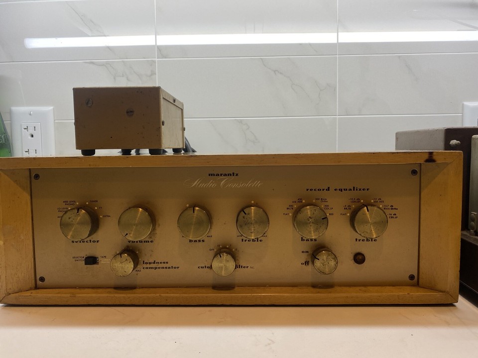 Very Rare Marantz Model 1 & 2, Tube Mono Amp & Preamp Pair. First ...