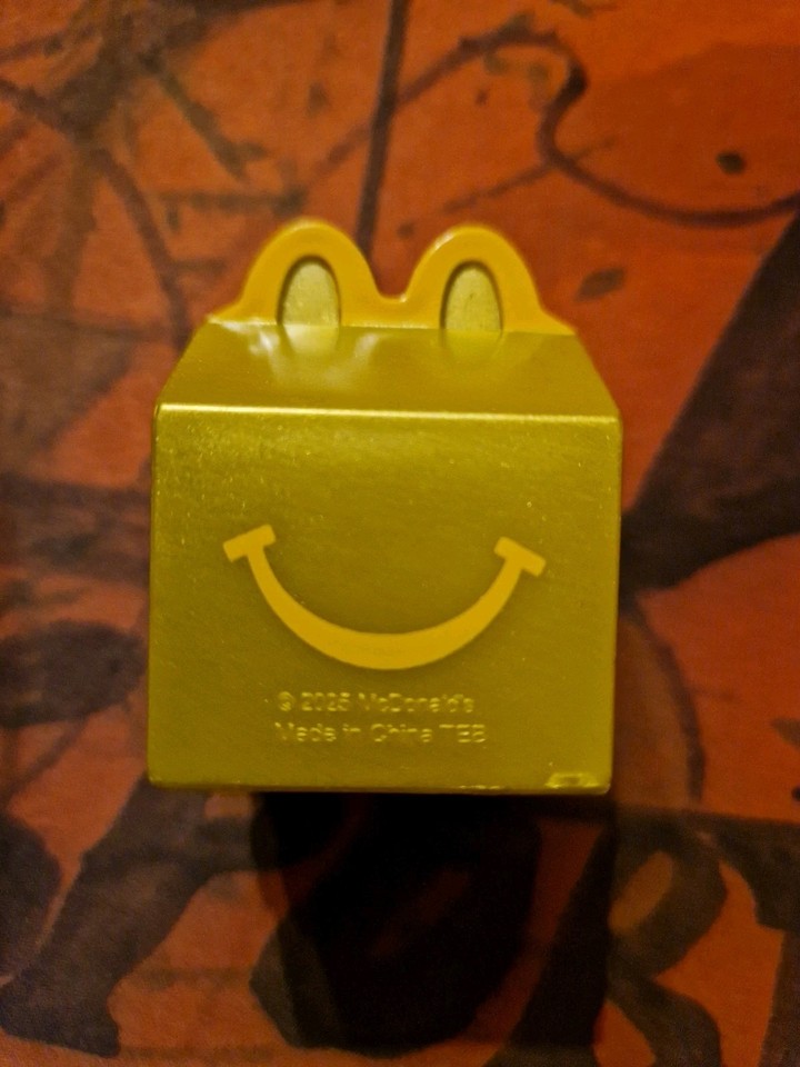 Lil McDonald's 2025 Happy Meal Box + Mini Brands Toy GOLD HAPPY MEAL ...