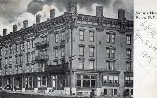 ROME NY - Stanwix Hall Postcard - 1908 | eBay