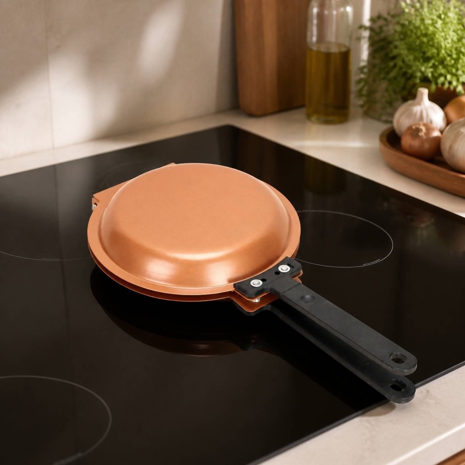 Frying Pan Induction Compatible Cookware Sturdy for Sautéing | eBay ...