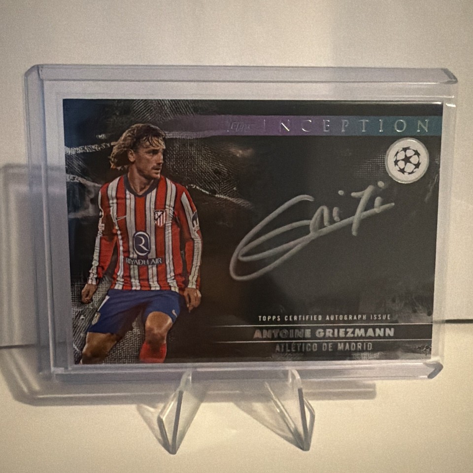 *TOP* Topps Inception UEFA 24/25 Silver Signing Antoine Griezmann On ...