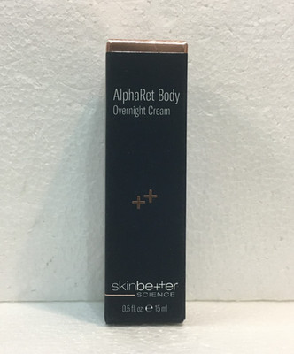 Skinbetter AlphaRet Body Overnight Cream 15ml Travel Size, New in Box ...