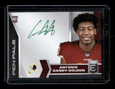 ANTONIO GANDY-FOLDEN 2020 DONRUSS ELITE PEN PAL GREEN INK AUTO #PP34 ...
