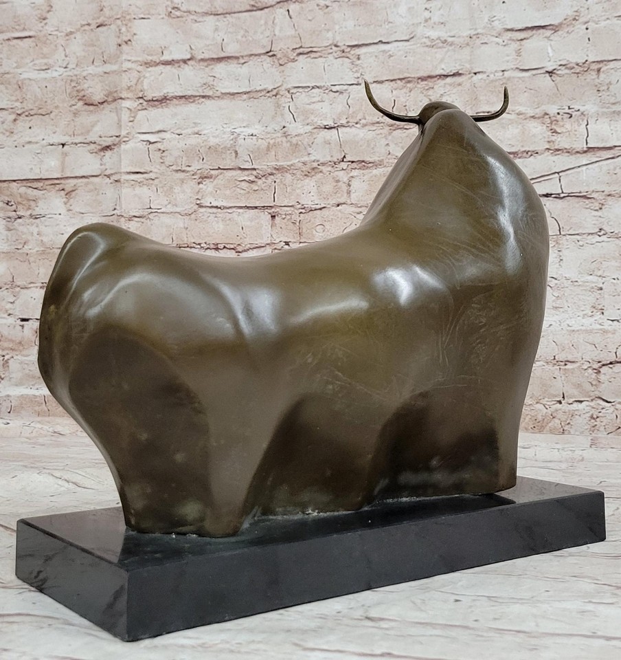 Fernando Botero Bull Bronze Sculpture Figure Abstract Signed Art on ...