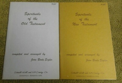 Spirituals Of The Old And New Testament Jean Boots Sigler 1972 | eBay