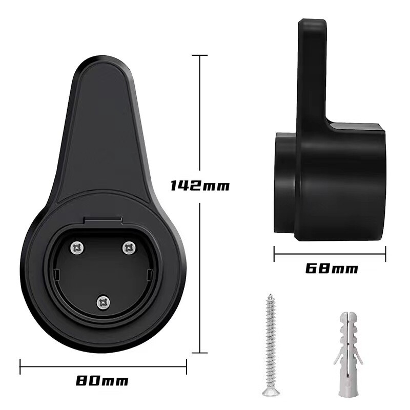 1PC EV Charger Plug Holder Wall Mount Bracket Socket For Electric Car ...