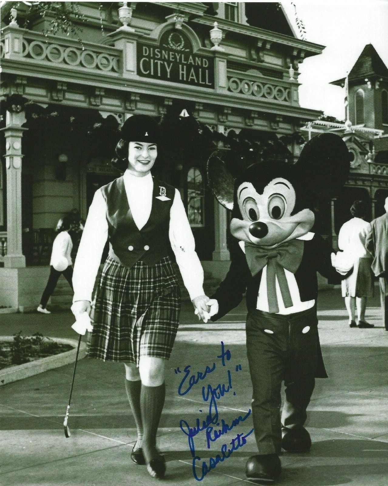 JULIE REIHM Signed 8.5 x 11 Photo Signed REPRINT Ambassador DISNEY ...