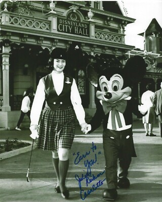 JULIE REIHM Signed 8.5 x 11 Photo Signed REPRINT Ambassador DISNEY ...