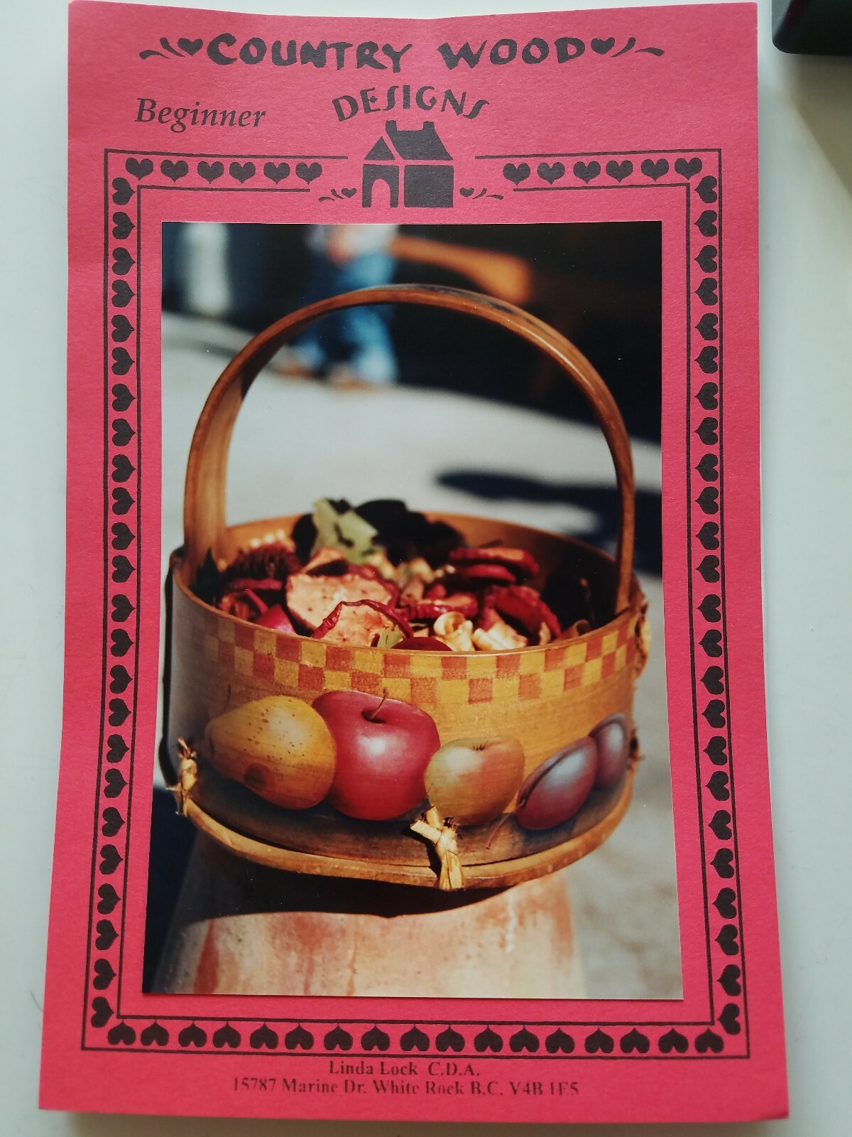 LINDA LOCK APPLE FRUIT BASKET ACRYLIC PATTERN PACK BIGINNER | eBay