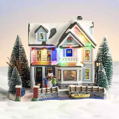 NEW St Nicholas Square Village ~ Christmas House with Waterfront ~ 2022 ...