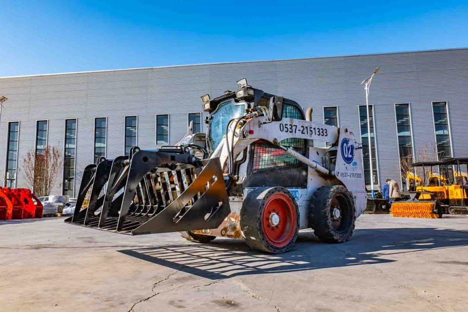 Grapple Bucket Hollow wood grabbing 72" Rake Clam Attachment Skid Steer ...