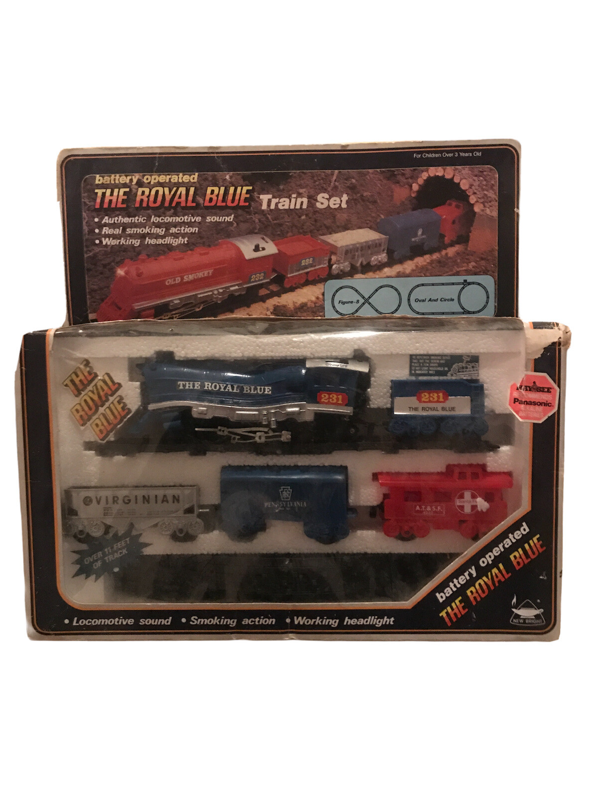 THE ROYAL BLUE TRAIN SET VINTAGE 1986 Battery Operated Toy Collectors ...