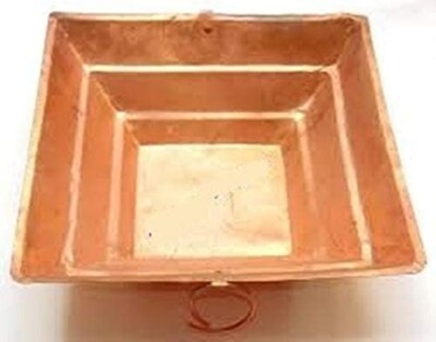 1 Piece Copper Hawan Kund Yagna Copper Agnihotra Agni Kund 7" X 7" | eBay