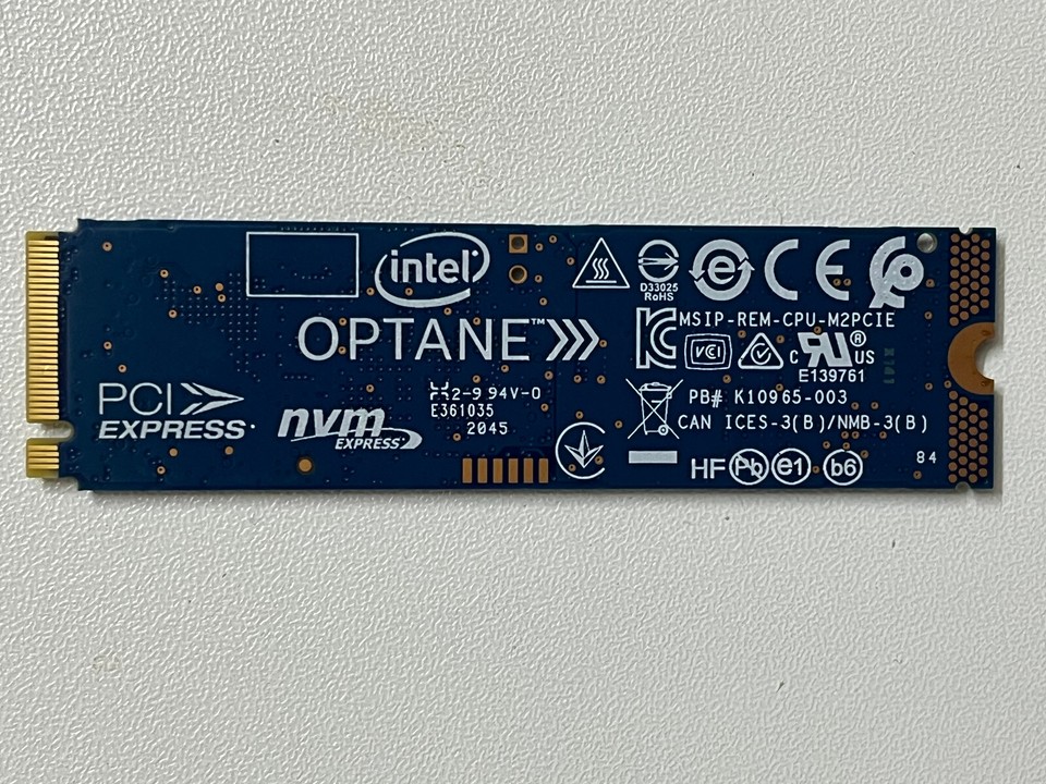 Intel Optane™ HBRPEKNX0203A 1TB SSD M.2 2280 NVMe Memory H10 with 1TB ...
