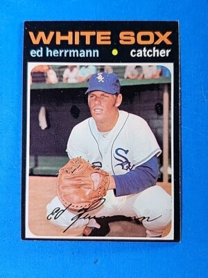 1971 TOPPS BASEBALL #169 ED HERRMANN EX-MINT+ | eBay
