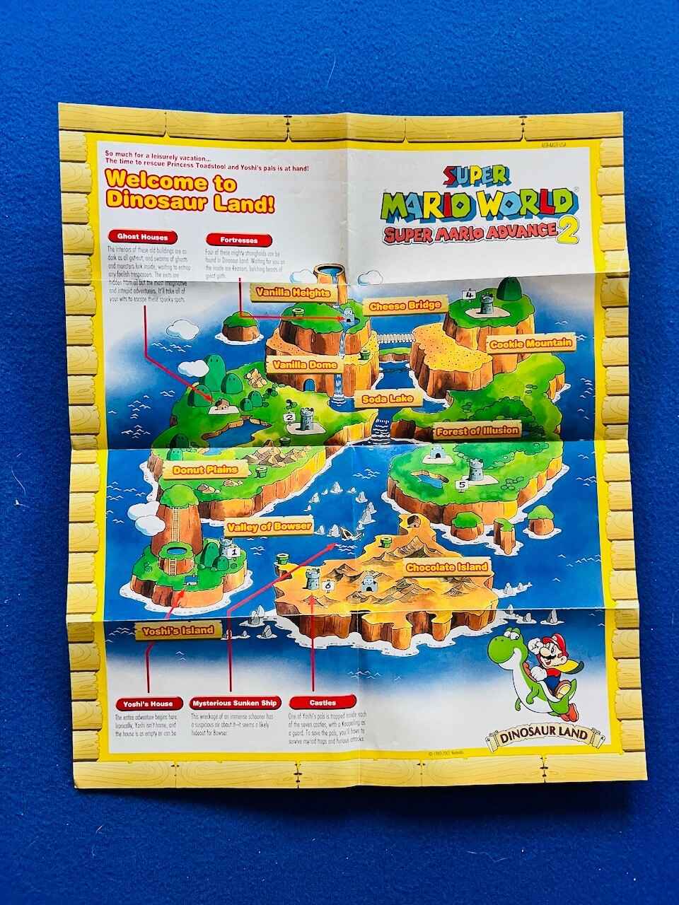Paper Mario World Map