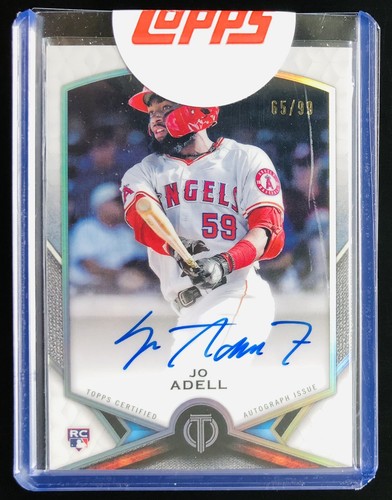 2021 Jo Adell /99 ON CARD AUTO RC ROOKIE Topps Tribute Los Angeles ...