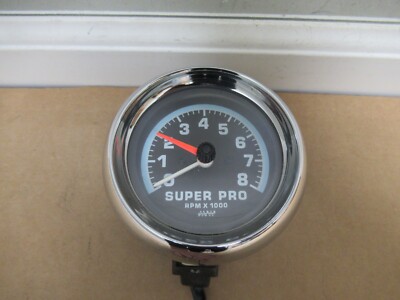 NOS New Vintage Super Pro Tach Muscle Car Drag Racing Tachometer ...