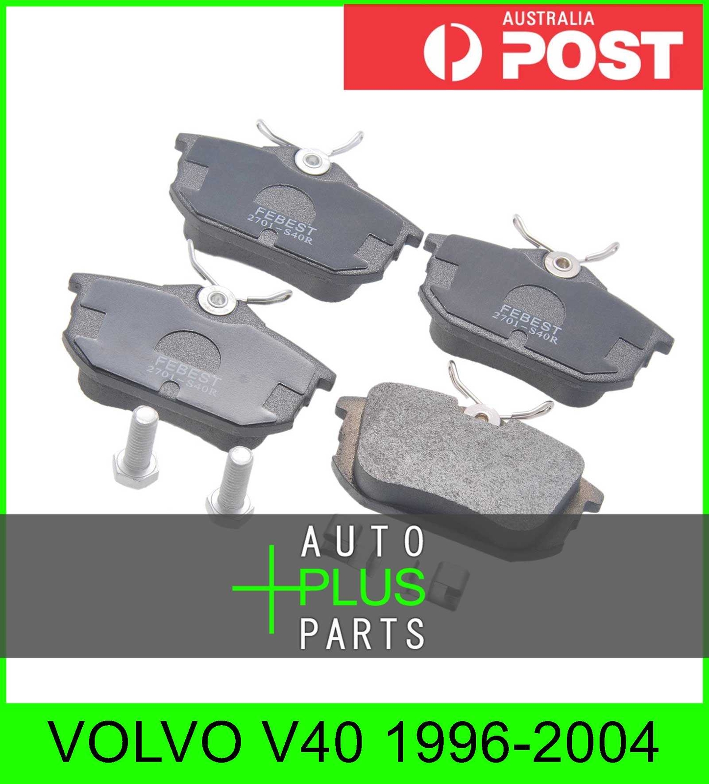 Fits VOLVO V40 Brake Pads Disc Brake (Rear) | eBay Australia