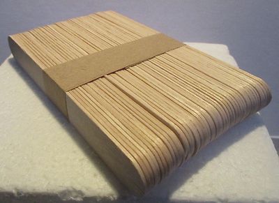 Lollipop Sticks -50 x Jumbo Wooden Lollipop Sticks for Crafting ...