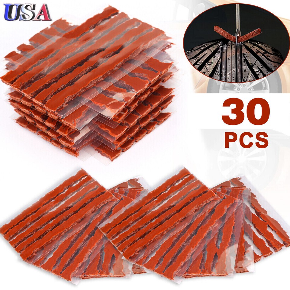 30Pcs plugs Truck Tire Plugs Tire Repair brown, 8" X 1/4" Tubeless ...