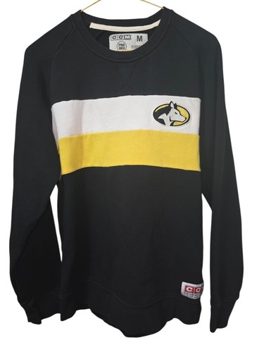 MICHIGAN TECH MTU HUSKIES CCM PRO TEAM ISSUE HOCKEY SWEATSHIRT (MEDIUM ...