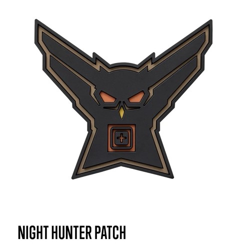 5.11 NIGHT HUNTER PATCH OWL HOOK BACKING | eBay