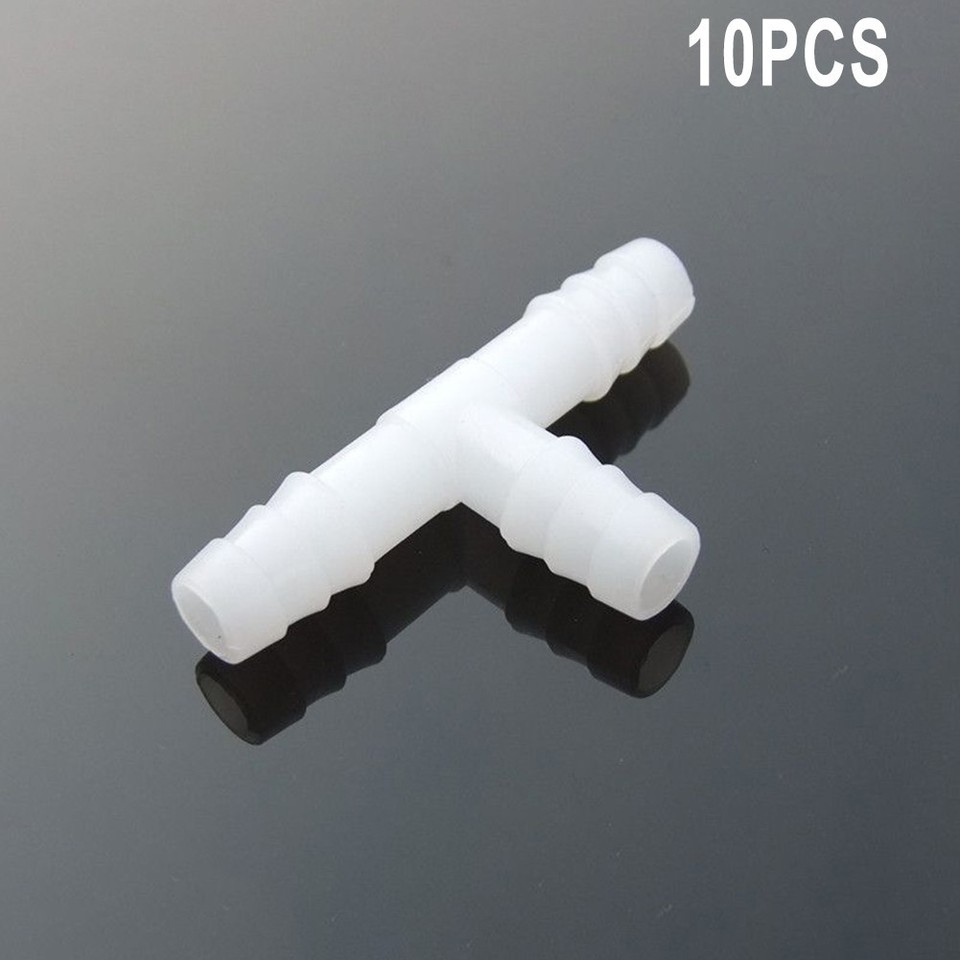 Tee Connector T-Hose Fittings Hose Connector PE Plastic Fittings ...