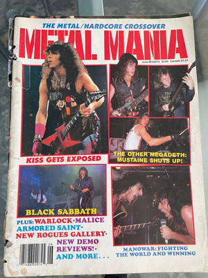 Metal Mania magazine - KISS, Iron Maiden, Black Sabbath, | eBay