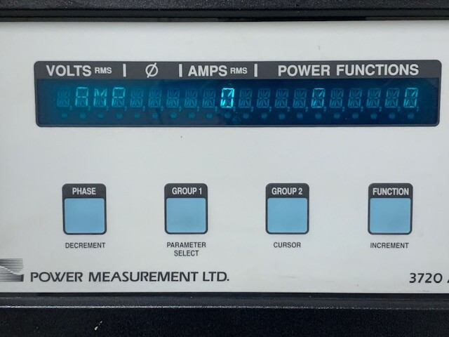 Power Measurement Ltd 3720 ACM Electronic Power Meter Used Good ...