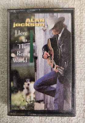 Alan Jackson, Here In The Real World (Audio Cassette Tape, 1989) Canada ...