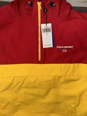 Polo Sport Ralph Lauren RLPC67 Saranac Lake P-93 Hoodie Colorblock Mens ...