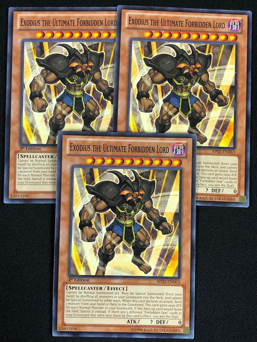Exodius The Ultimate Forbidden Lord Character Yugioh Exodius The