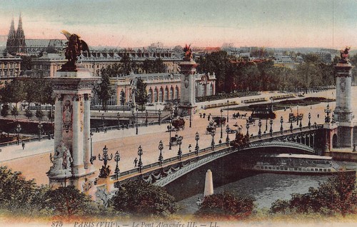 Parigi Francia ~ Le Pont Alexandre III ~ L Colorato Foto Cartolina | eBay