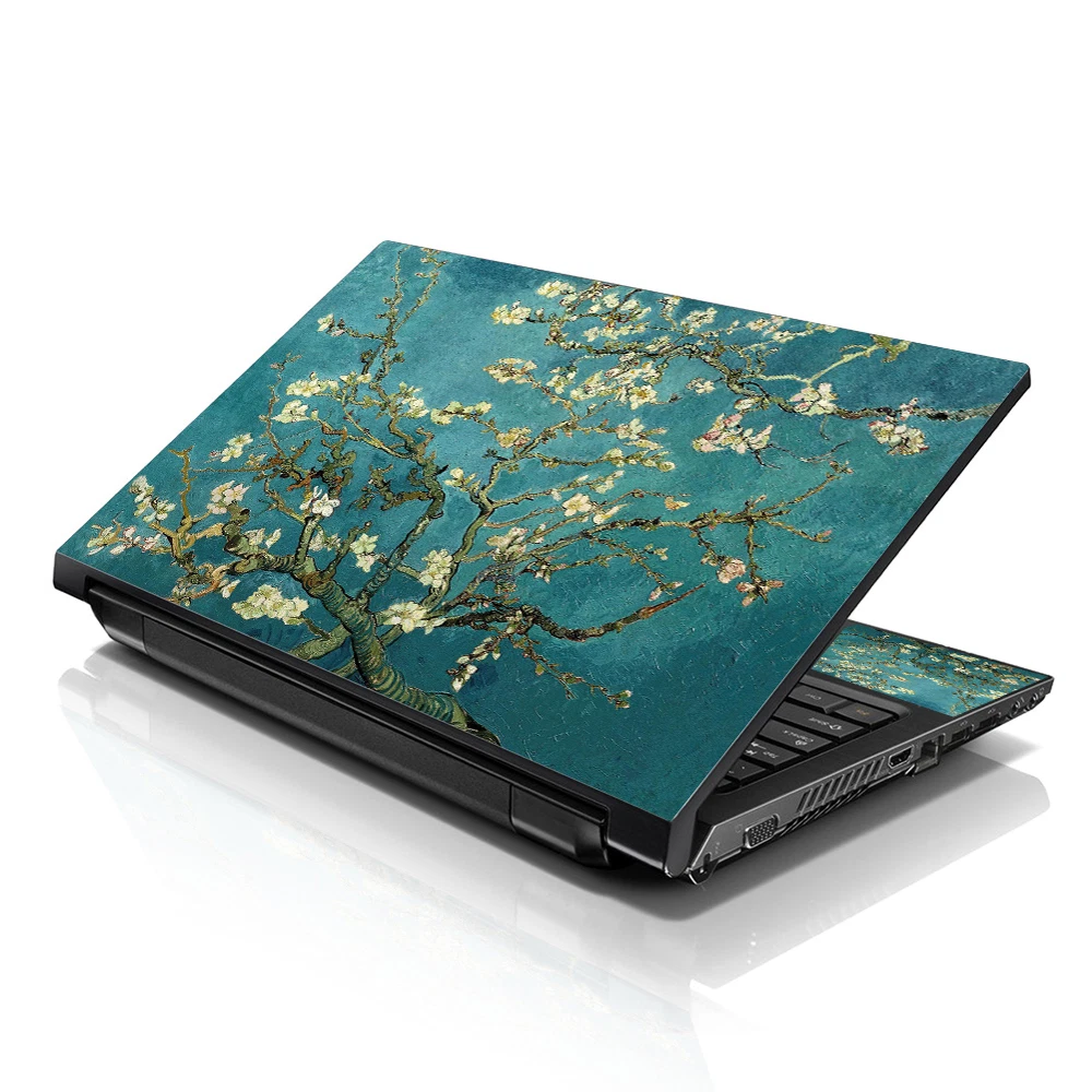 Laptop Sticker With Birds Tree