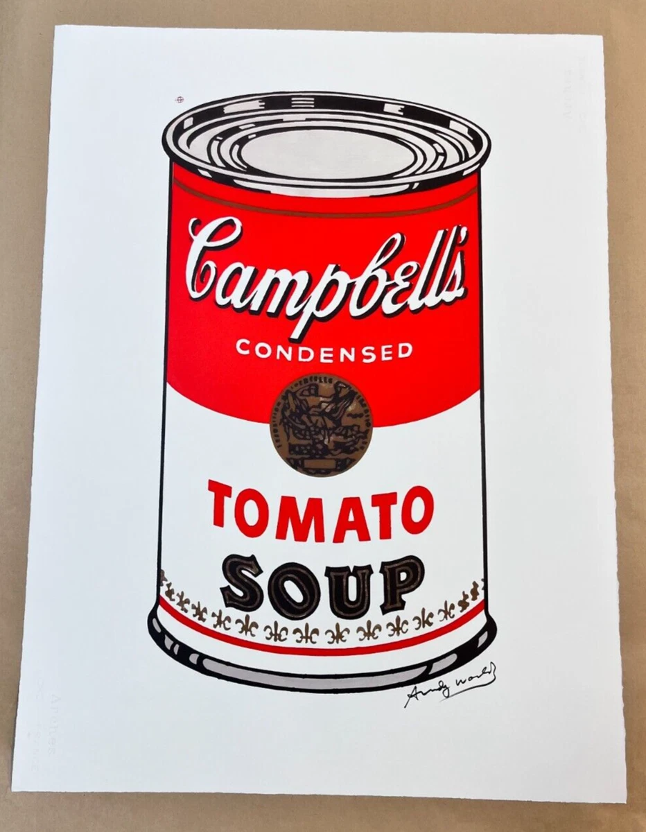 Andy Warhol Soup Painting Original