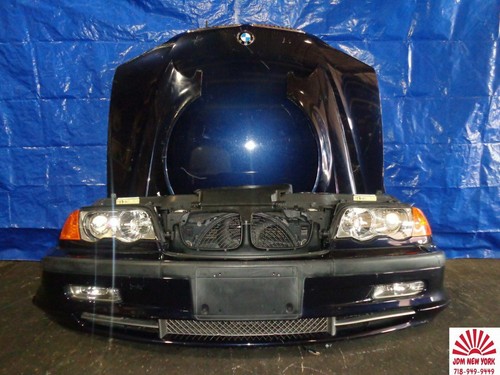 Bmw 3 Series E46 Front End Conversion Nose Cut Headlights Hood Bumper ...
