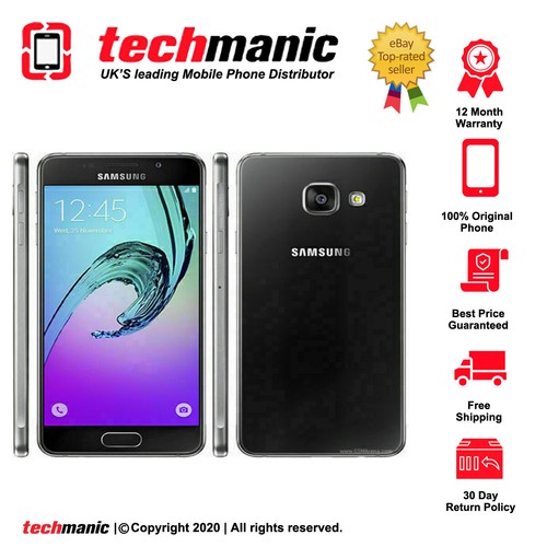 Samsung Galaxy A5 (2016) SM-A510F - 16GB - Black (Unlocked) Smartphone ...