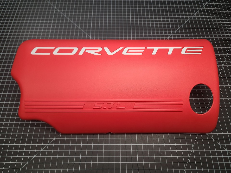 CORVETTE Decal Letter Inlays For C5 Fuel Rail Engine Covers Fits 1997 ...