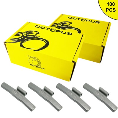 100 Pcs Balancing Tire Wheel Weights FE Clip-On Car Balance Tire P ...