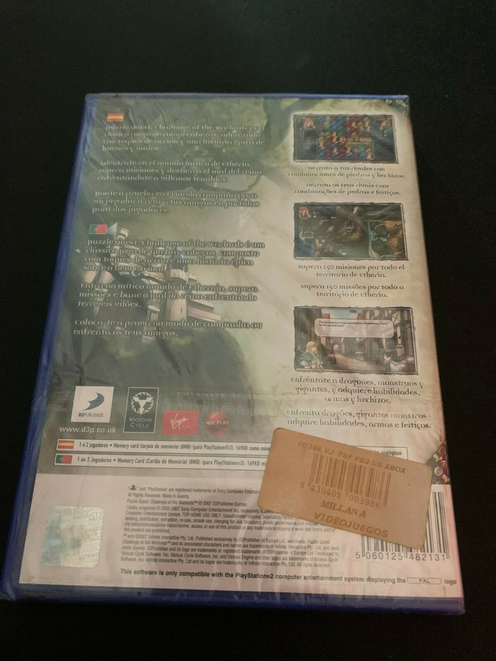 Puzzle Quest PS2 Play Station PAL SPANISH NEW UNUSED SEALED | eBay