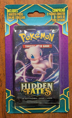Pokemon Hidden Fates 2 Booster Pack Blister - Mew Art | eBay