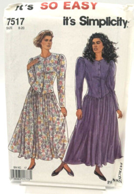 Simplicity It's So Easy Pattern #7517 - Dresses (Sizes 8-20) | eBay