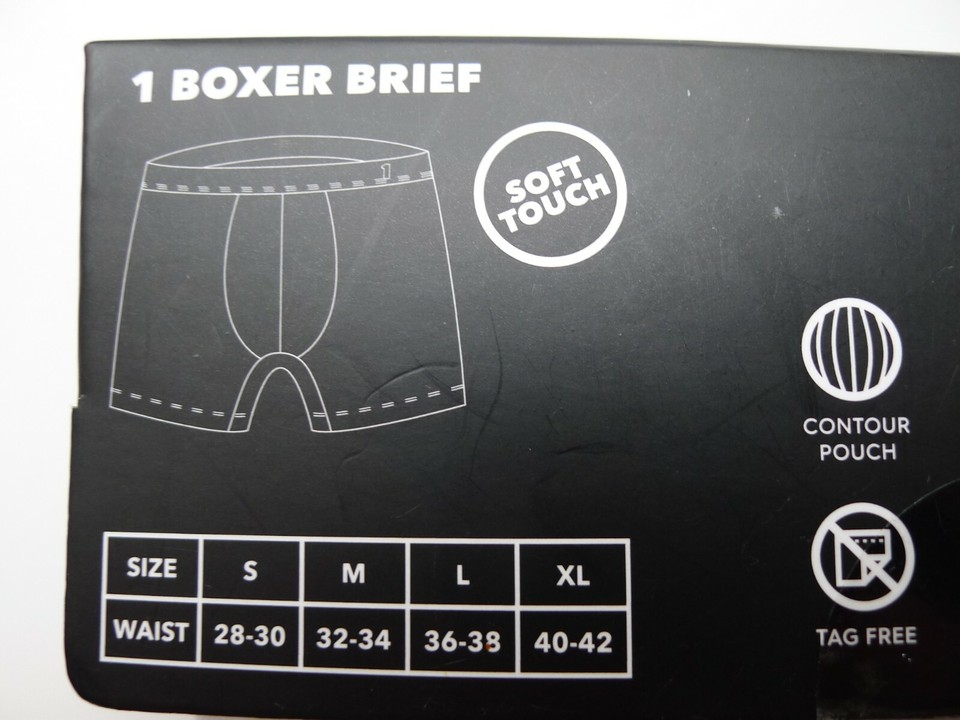 NWT Basics Made Simple 1 Boxers Brief Size S | eBay