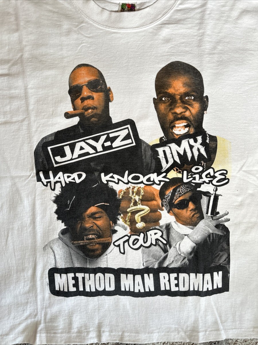 Vintage Jay Z DMX rap tee Hard knock Life tour XL Shirt Vintage Jay Z DMX rap tee Hard knock Life tour XL Shirt