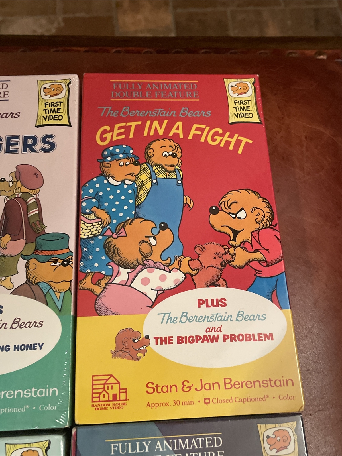 Berenstain Bears VHS Lot New Learn About Strangers-Get In A Fight-Get ...