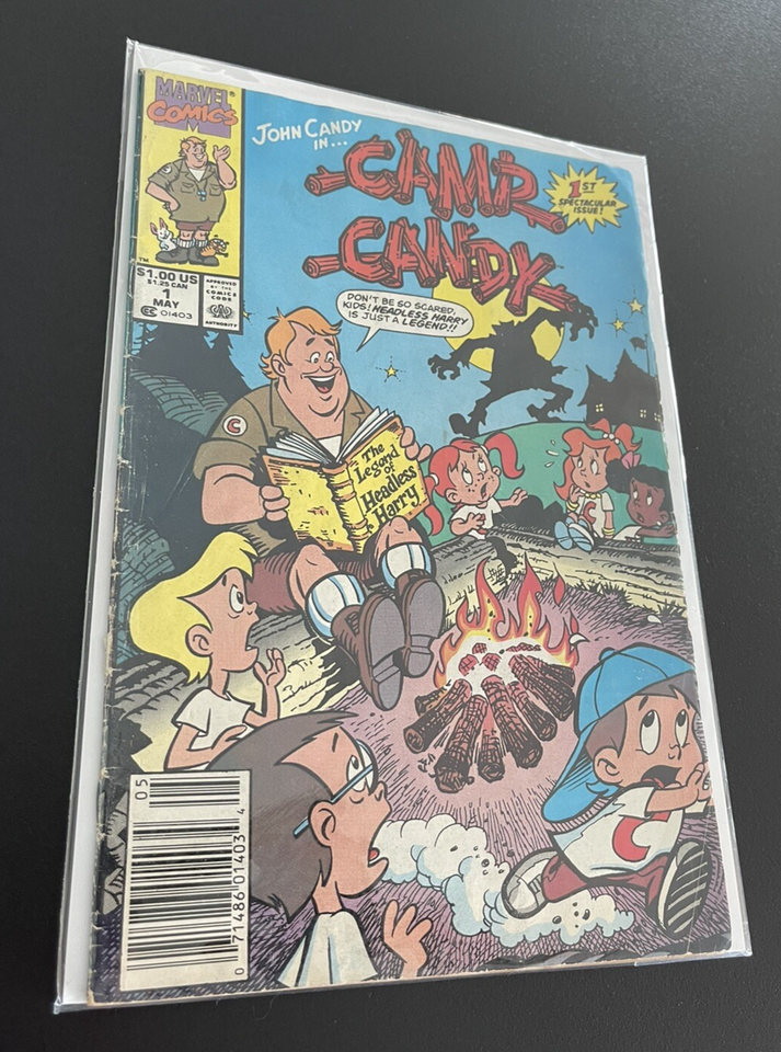 Camp Candy #1 John Candy RARE Comic 1990 Marvel Comics NEWSTAND | eBay ...