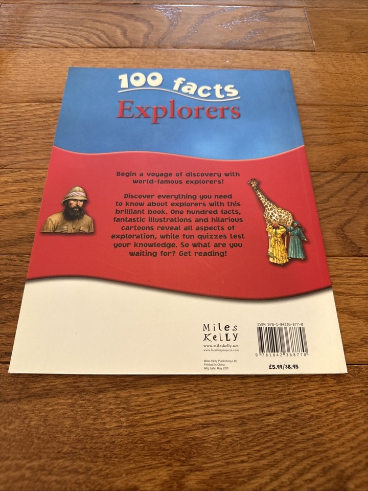 Lot Of 3 "100 Facts" Books - Endangered Animals, Explorers, Mammals | eBay