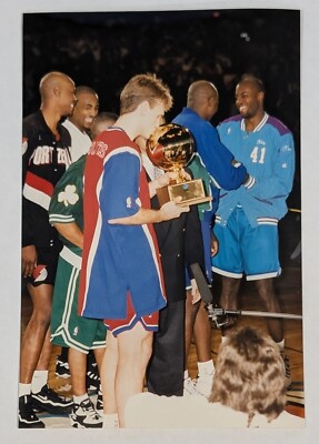 Tim Legler 1996 - 3-Point Contest - 4 x 6 - Type 1 original photo by ...